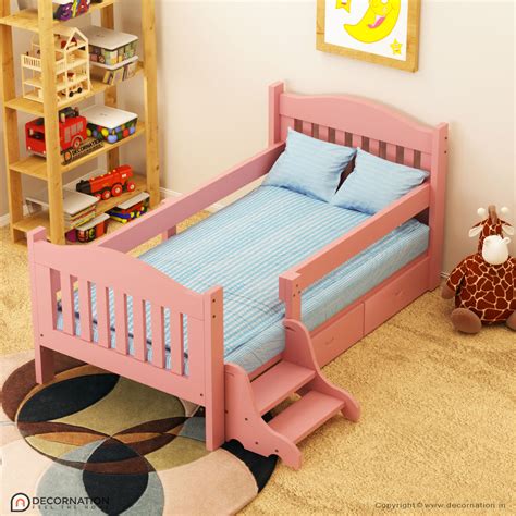 Kittie Kids room Cot - Pink - Decornation