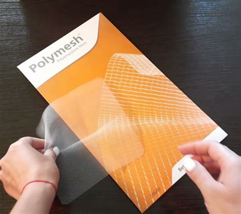 Хирургическая сетка Polymesh 6x11см для грыжи (50 г/м2) PM611 - Сетки ...