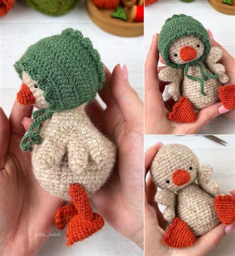 МК «Утенок в чепчике». На РУССКОМ ЯЗЫКЕ. PDF - Olya Radost | Crochet ...