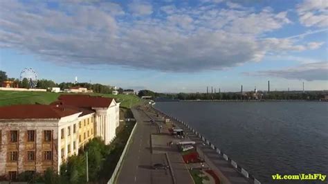 Ижевск в лете IzhFly. Аэросъемка 4к video 3840x2160p - YouTube