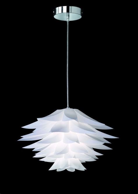 Pendelleuchte Blüte Kunststoff weiß | Pendelleuchten | Lampen | Möbel ...