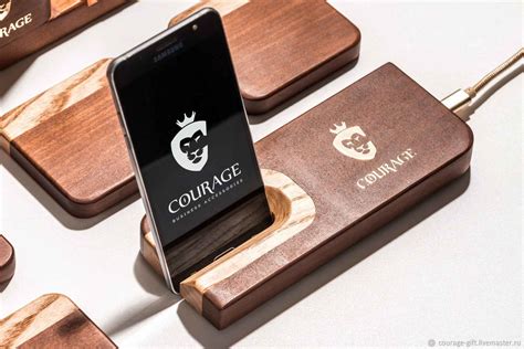 Подставка для телефона из дерева. Беспроводная зарядка – купить на ...