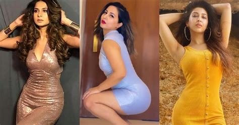 10 Indian TV actresses in tight fit dresses - Hina Khan to Sonarika ...