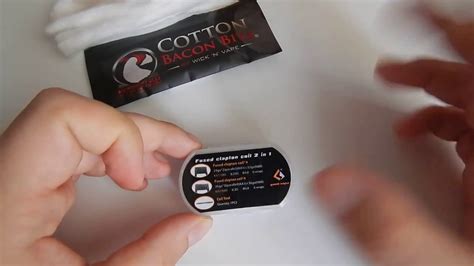 [Vaping] Барчик №4.1 вата Cotton Bacon и набор койлов Geekvape from ...