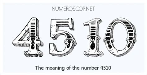 Meaning of 4510 Angel Number - Seeing 4510 - What does the number mean?