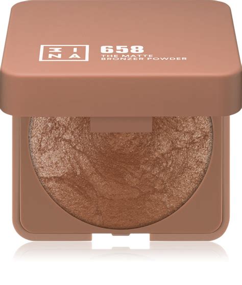 3INA The Bronzer Powder - компактная бронзирующая пудра / The Matte 658 ...