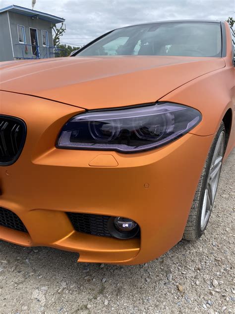 Полиуретан фотохромный на фары — BMW 5 series (F10), 3 л, 2016 года ...