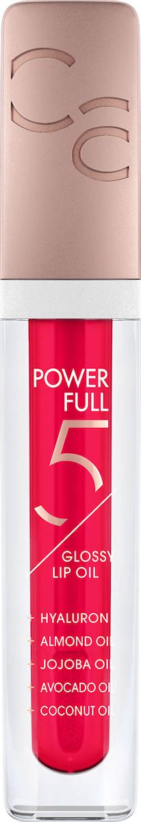 Catrice Cosmetics Power Full 5 Lip Oil με Χρώμα 040 Raspberry Glow 4 ...