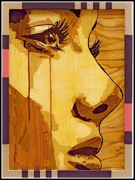 Лицо девушки | Wood wall art diy, Art, Figure painting