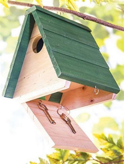 Оригинальный тайник для ключей / Фото: zakustom.com | Bird houses diy ...