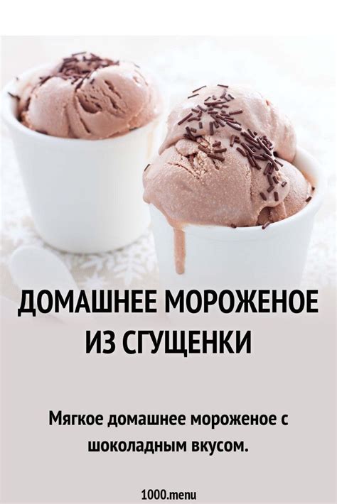 Мягкое домашнее мороженое с шоколадным вкусом. #рецепты #еда #кулинария ...
