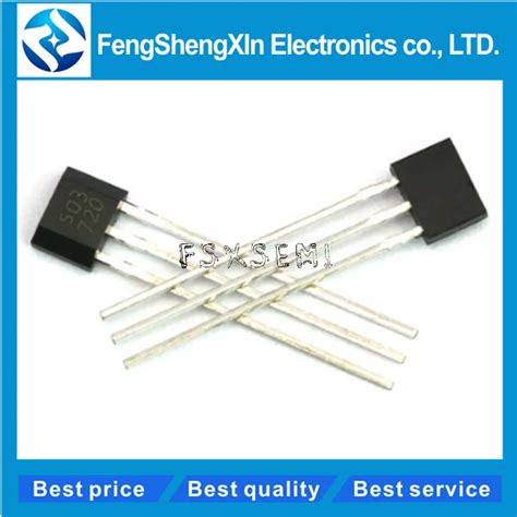 10pcs/lot AH3503 503 TO 92 Linear Hall Effect Sensors UGN3503UA UGN3503 ...
