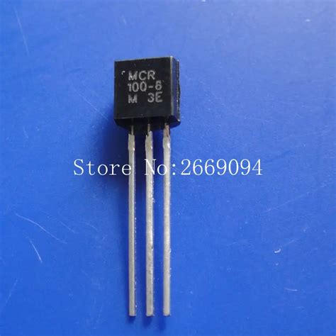 1000pcs MCR100 6 100 6 MCR100 TO 92 SCRs 400V 800mA new original ...