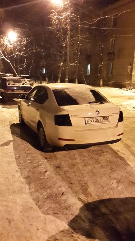 Тонировка задних фонарей — Skoda Octavia A7 Mk3, 1,4 л, 2013 года ...